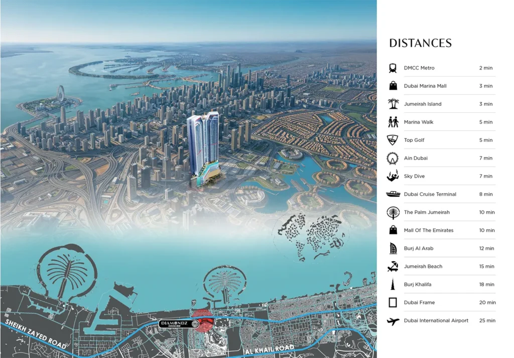 Diamondz at JLT Dubai Master Plan | Dubai Offplan Finder