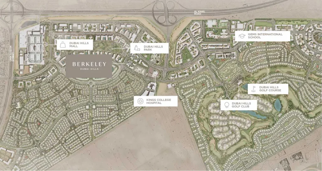 Berkeley At Dubai Hills Estate Master Plan | DOPF