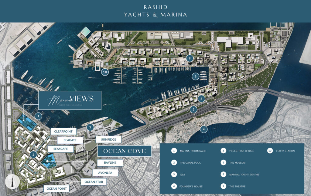Emaar Marina Views Mina Rashid Master Plan | DOPF