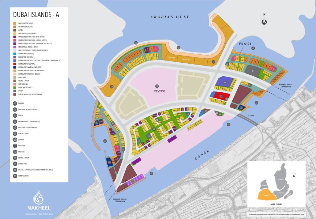 Wellington Ocean Walk at Dubai Islands Master Plan | DOPF
